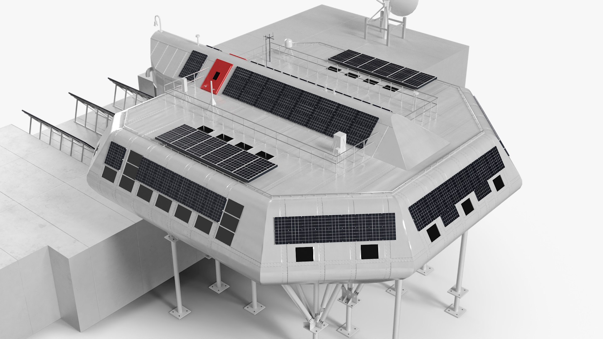 Princess Elisabeth Antarctic Station 3D Model - TurboSquid 2330664