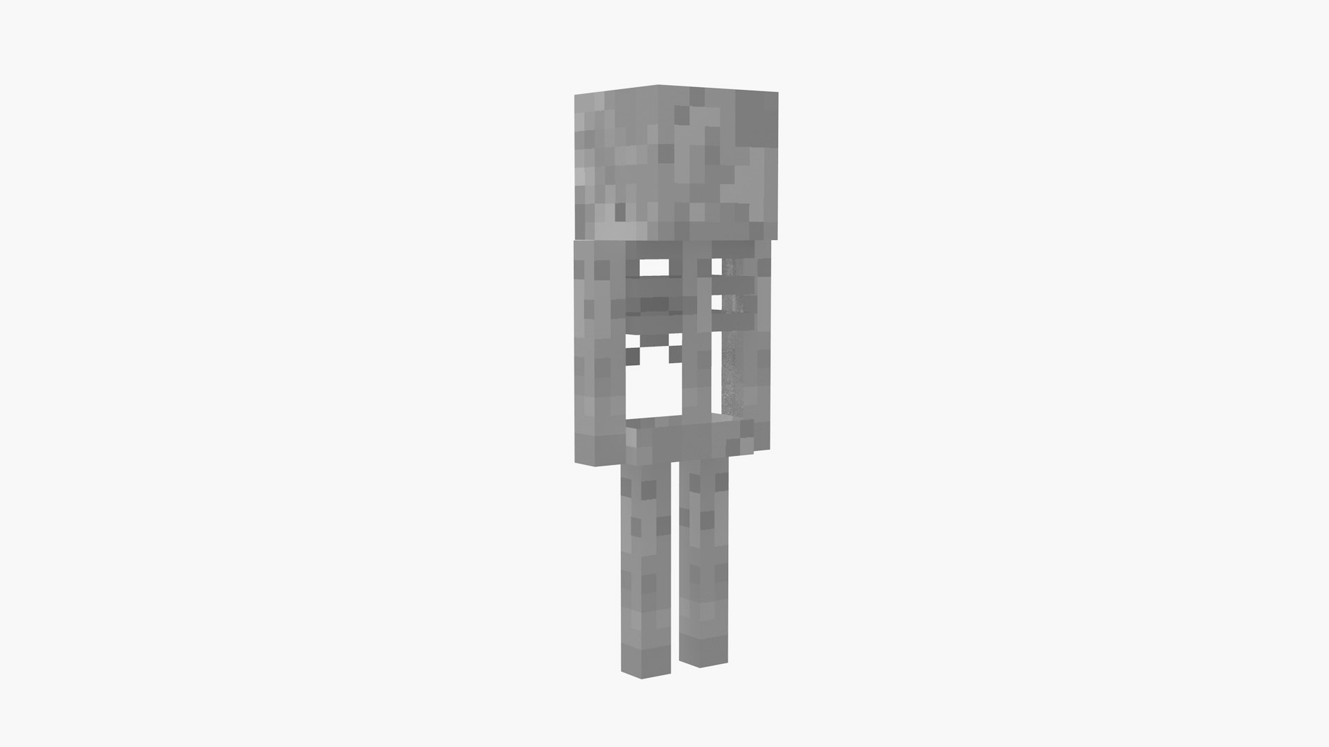Minecraft Skeleton 3D Model - TurboSquid 1843228