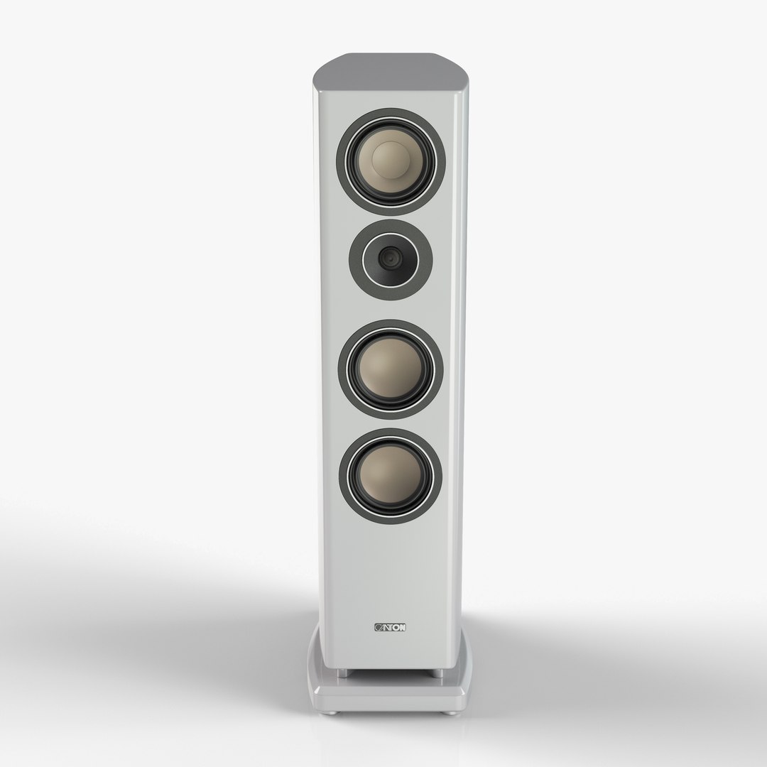 Canton Reference 8K Piano Gloss White 3D Model - TurboSquid 2113109