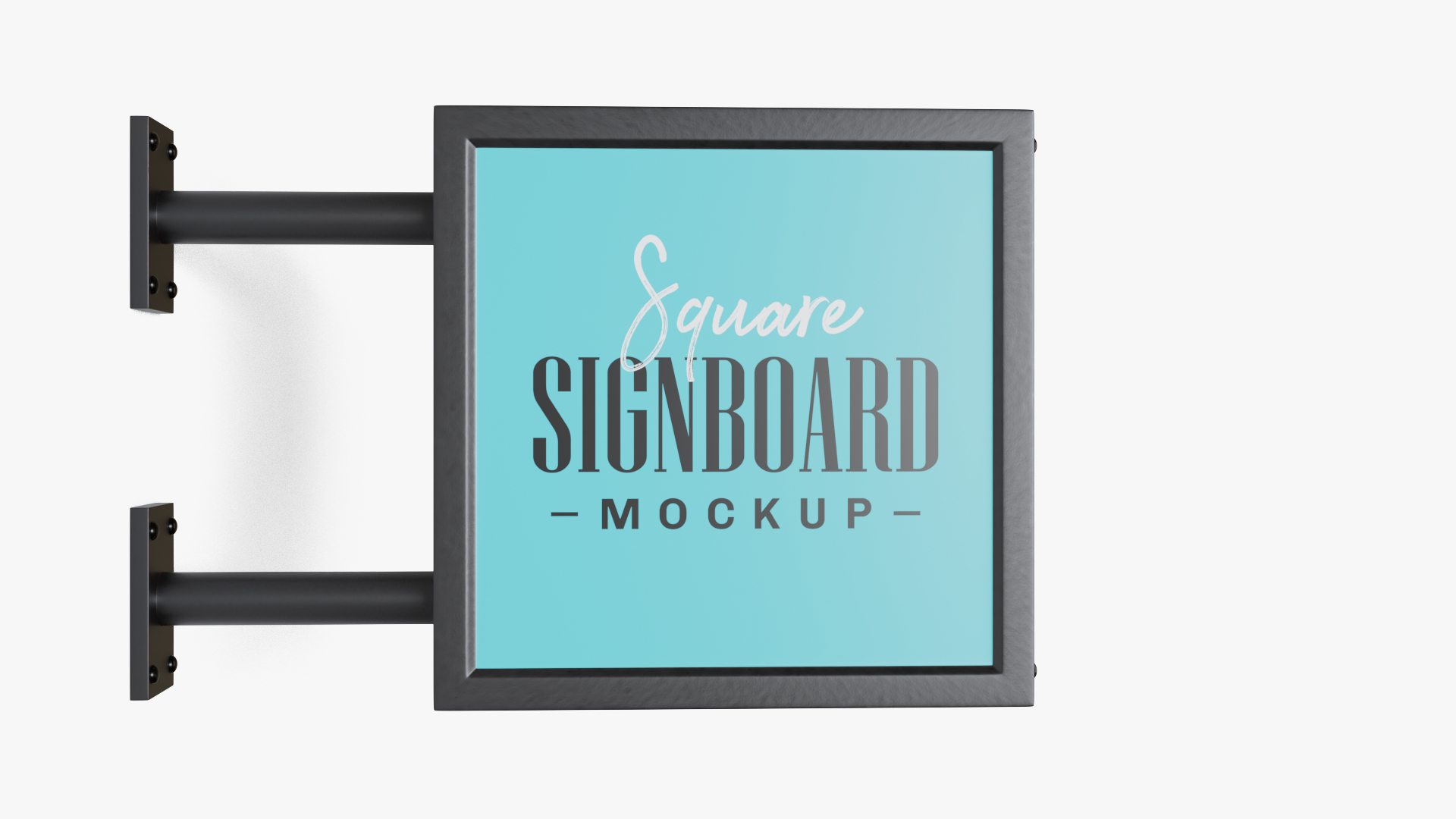 3D Square Signboard Sign - TurboSquid 1662884