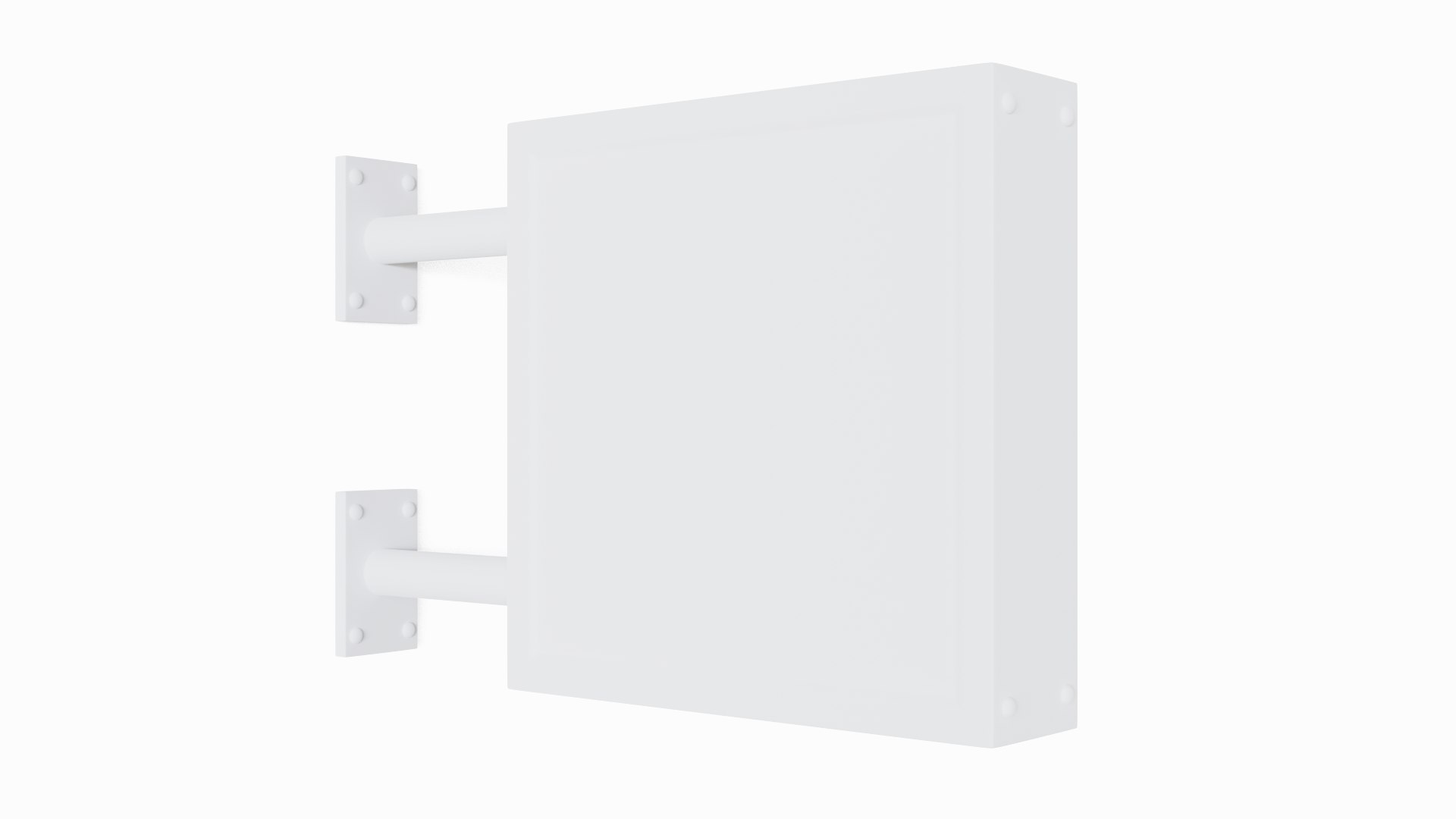 3D Square Signboard Sign - TurboSquid 1662884