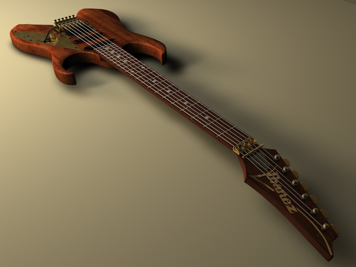 3d Reb Ibanez Rbm10sol Guitar