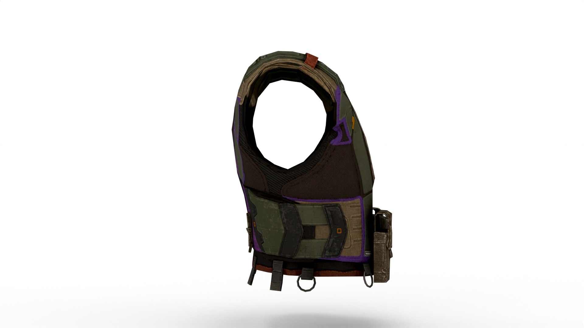 Combat Vest 3D Model Model - TurboSquid 2217041
