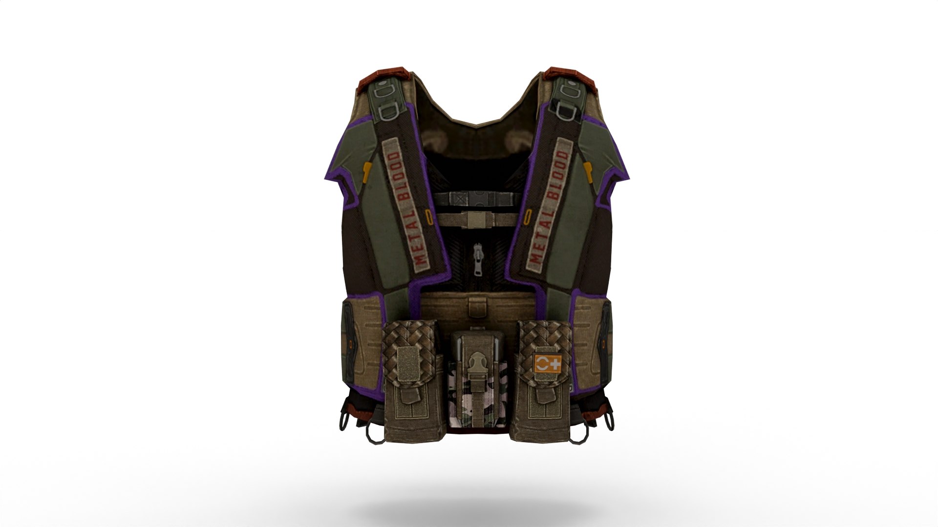 Combat Vest 3D Model Model - TurboSquid 2217041