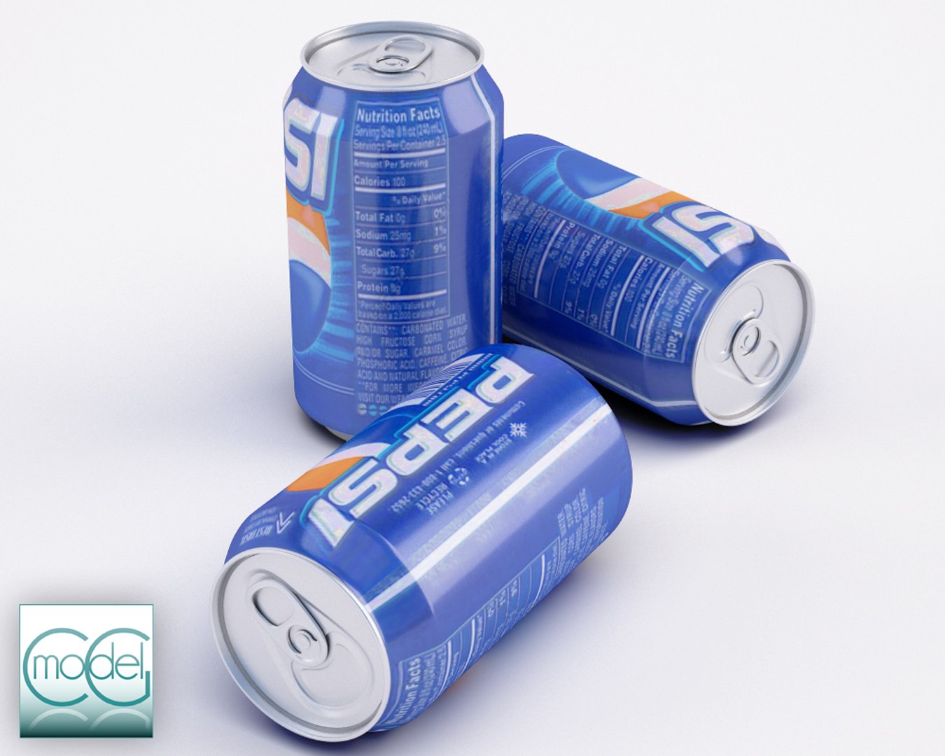3d Model Pepsi