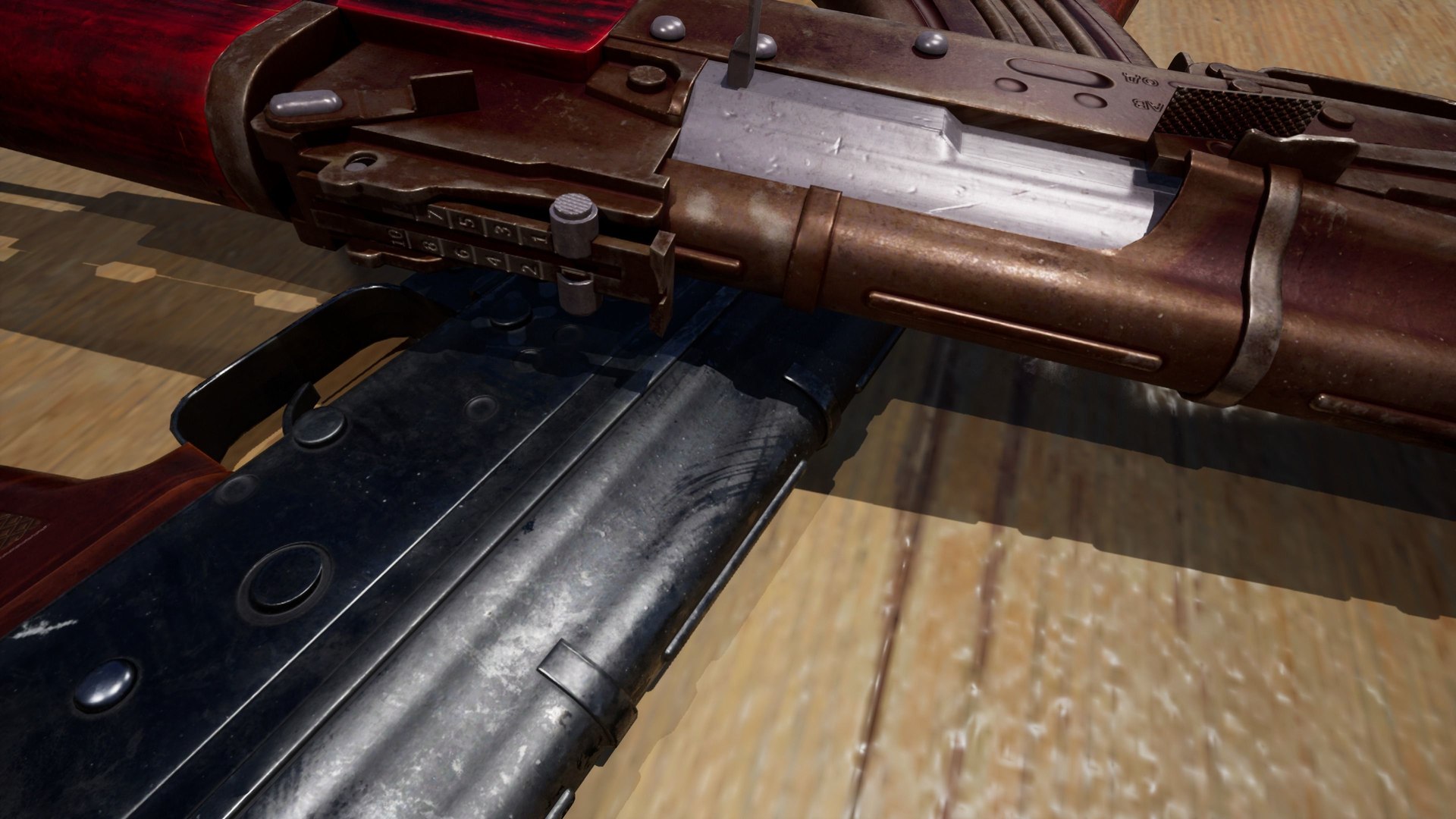 AKM AAA Game Ready PBR Low-poly 3D model 3D model - TurboSquid 2003963