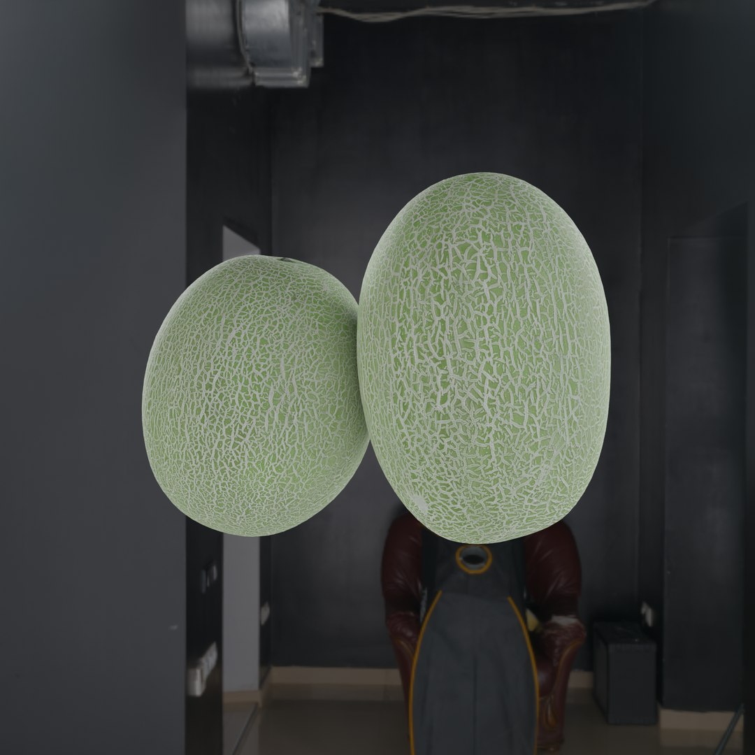 Cantaloupe Melon Low-poly 3D Model - TurboSquid 2088890