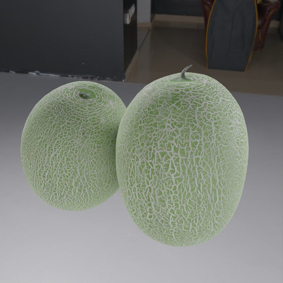 Cantaloupe Melon Low-poly 3D Model - TurboSquid 2088890