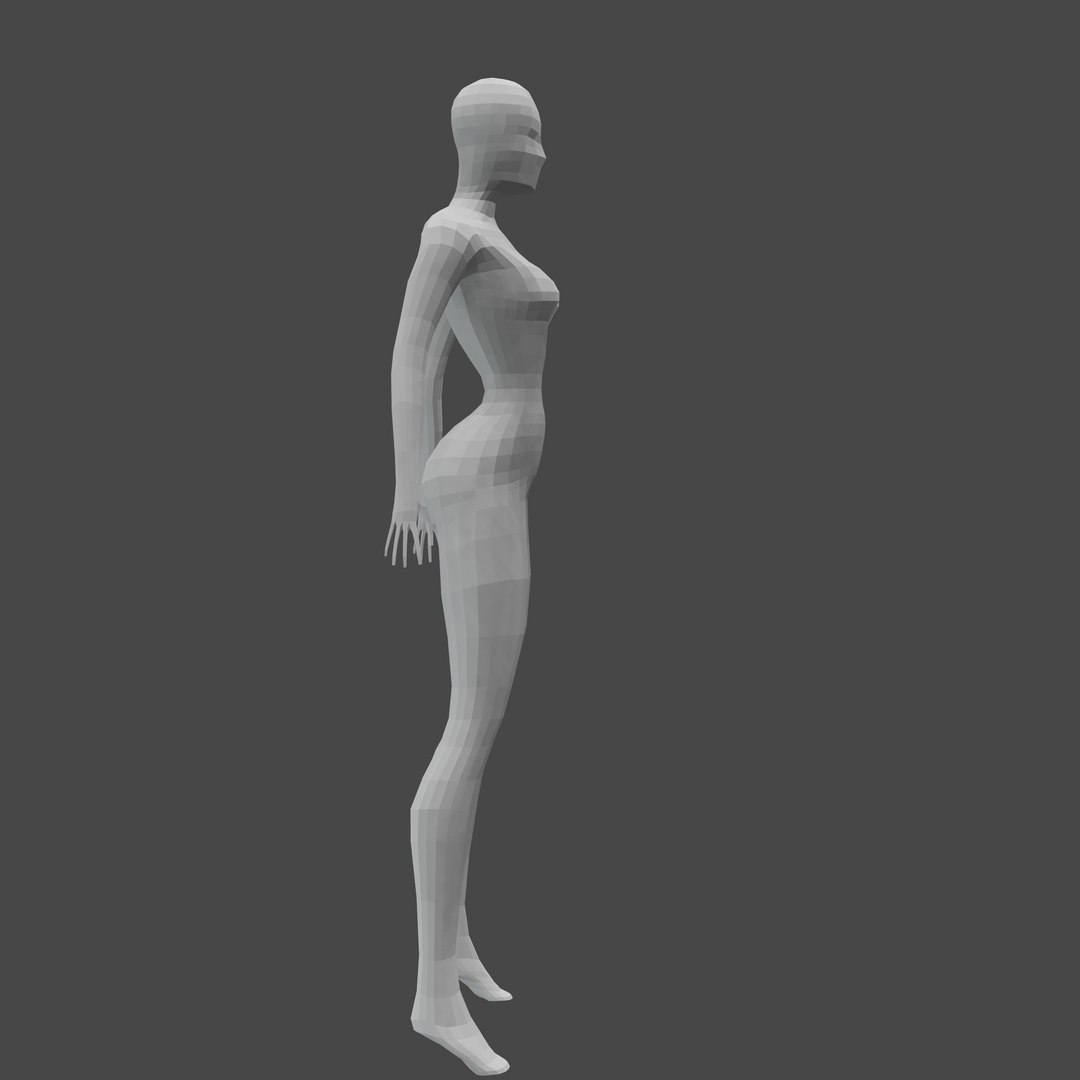 3D Girl Low-Poly - TurboSquid 1782533