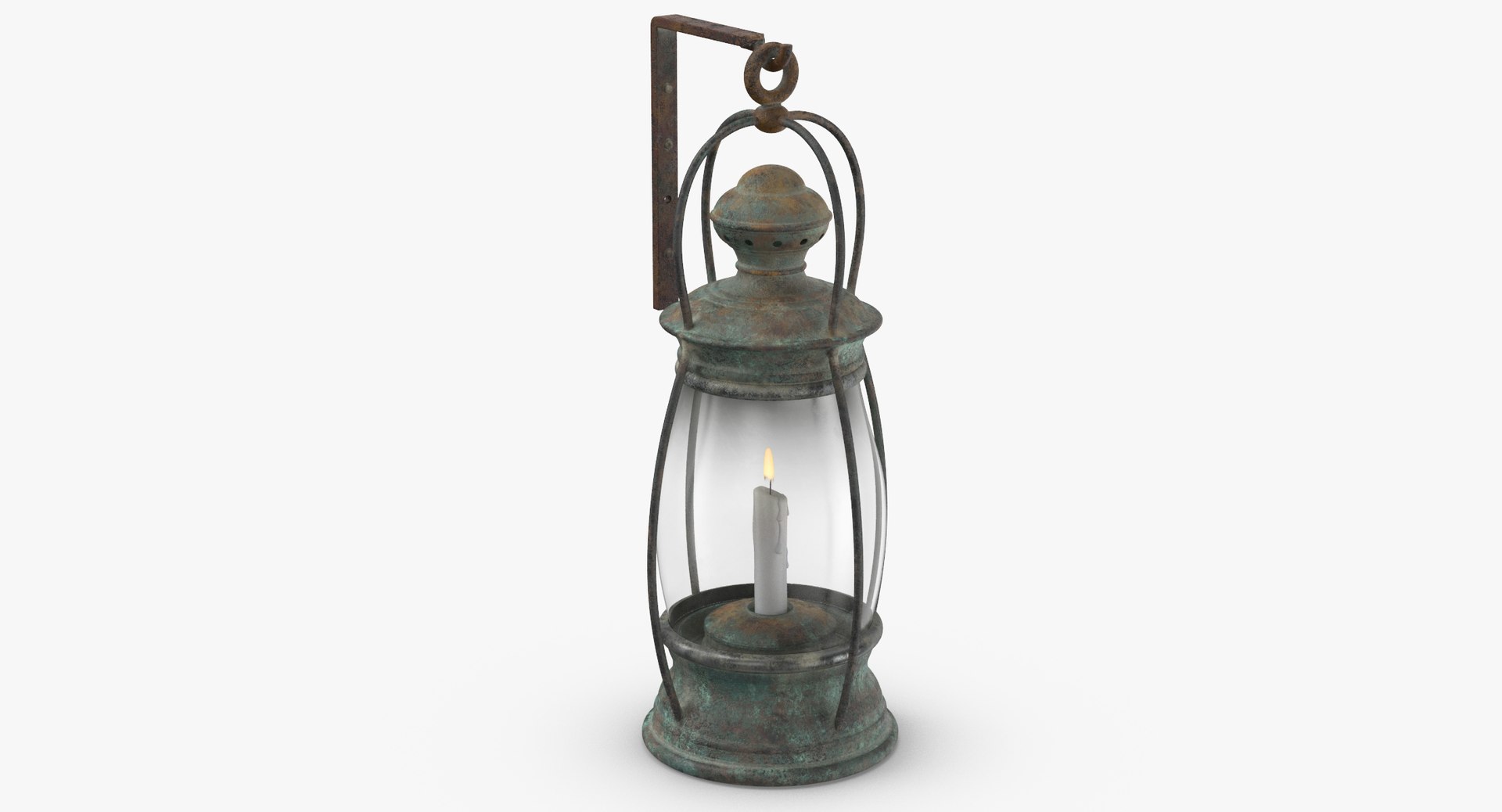 Ship Candle Lantern Mounted 3D Model - TurboSquid 1180359