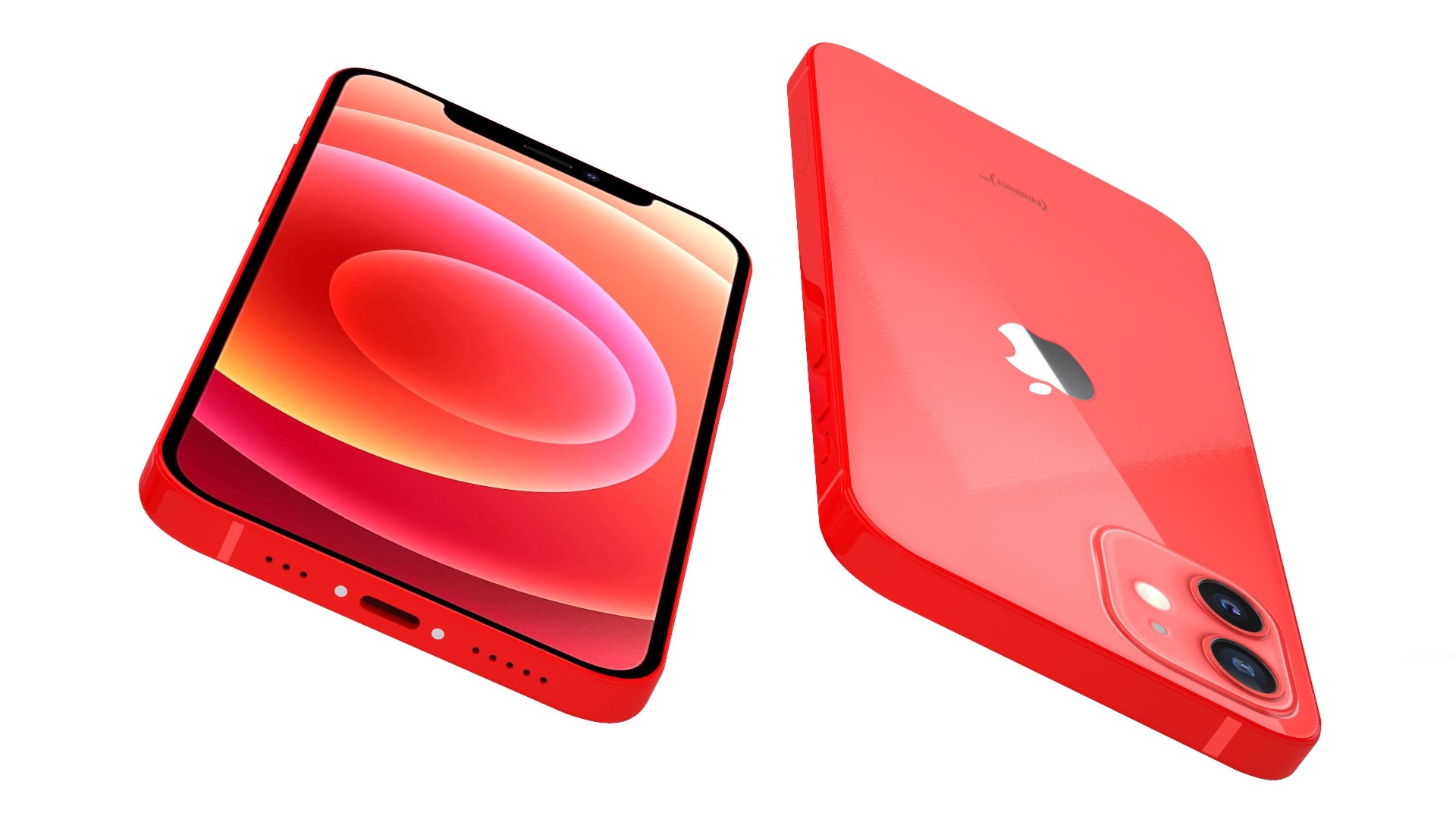 Apple IPhone 12 Product RED 3D Model - TurboSquid 1982146
