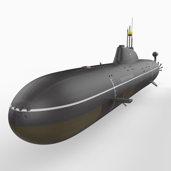 3d soviet akula class attack submarine