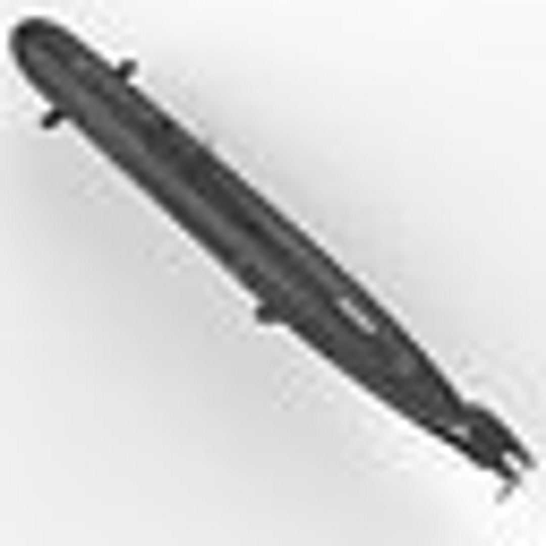 3d soviet akula class attack submarine