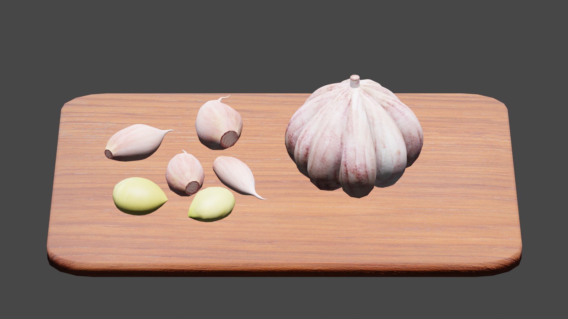 Garlic 3D - TurboSquid 2029818