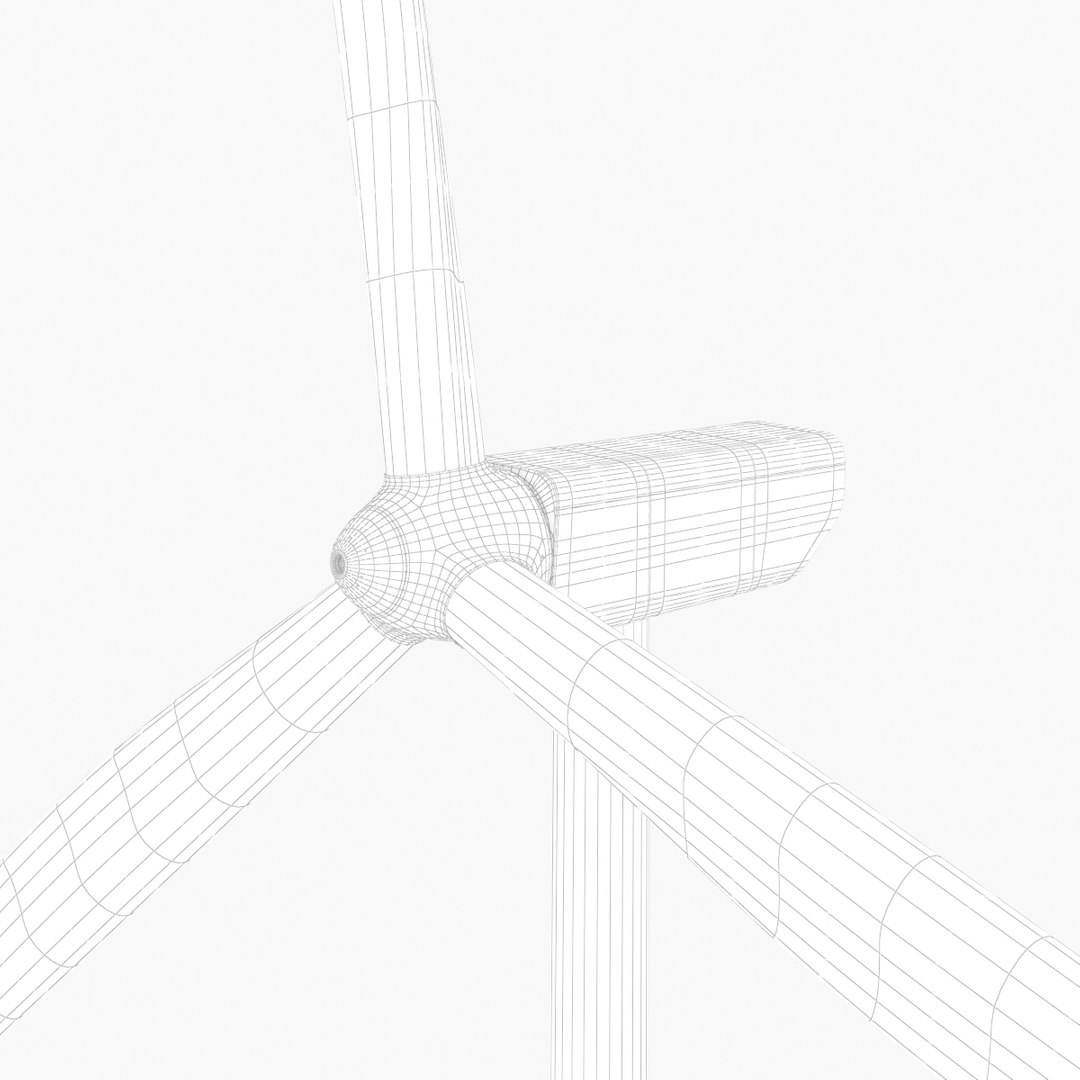 3D Envision 6-X MW Platform Wind Turbine - TurboSquid 2300706