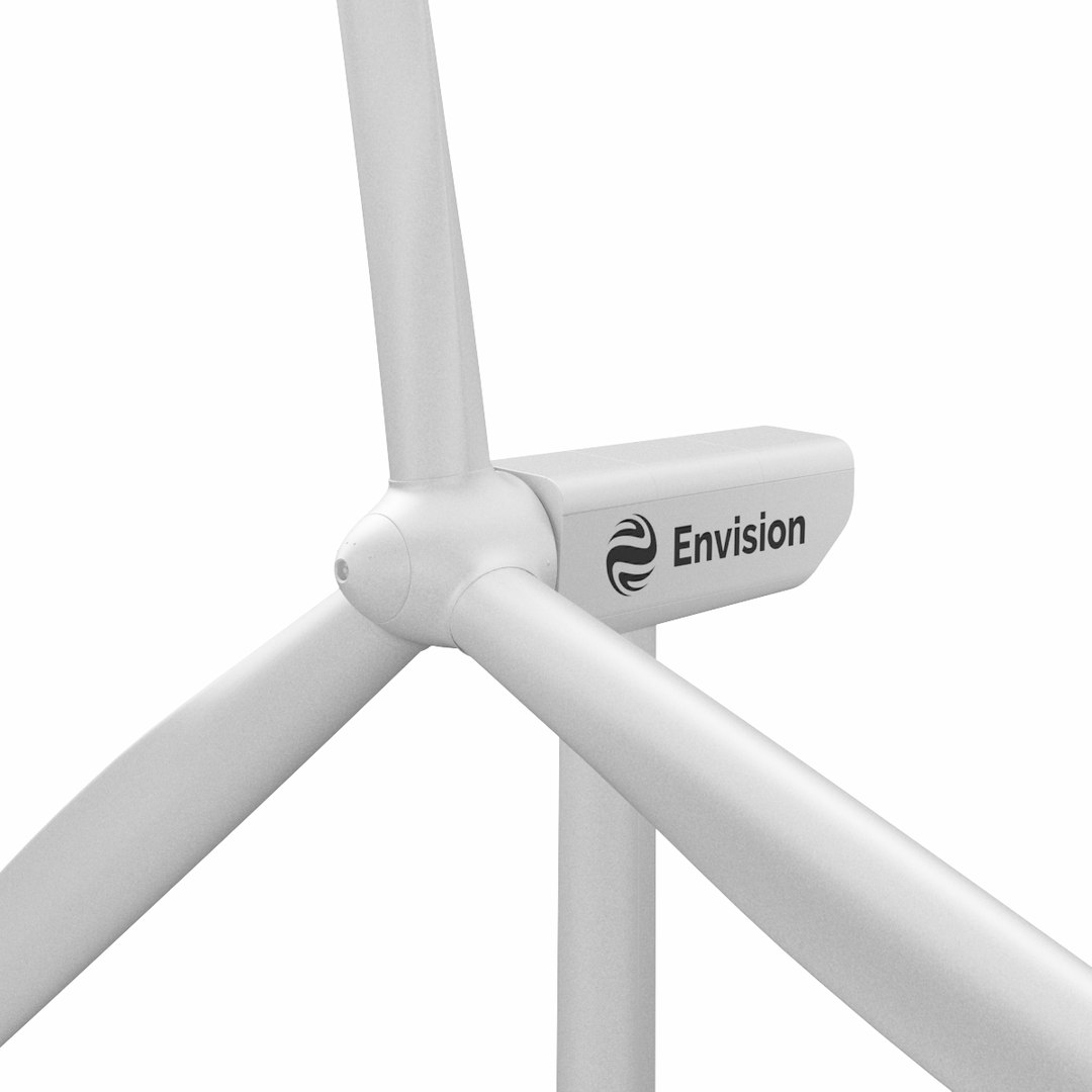 3D Envision 6-X MW Platform Wind Turbine - TurboSquid 2300706