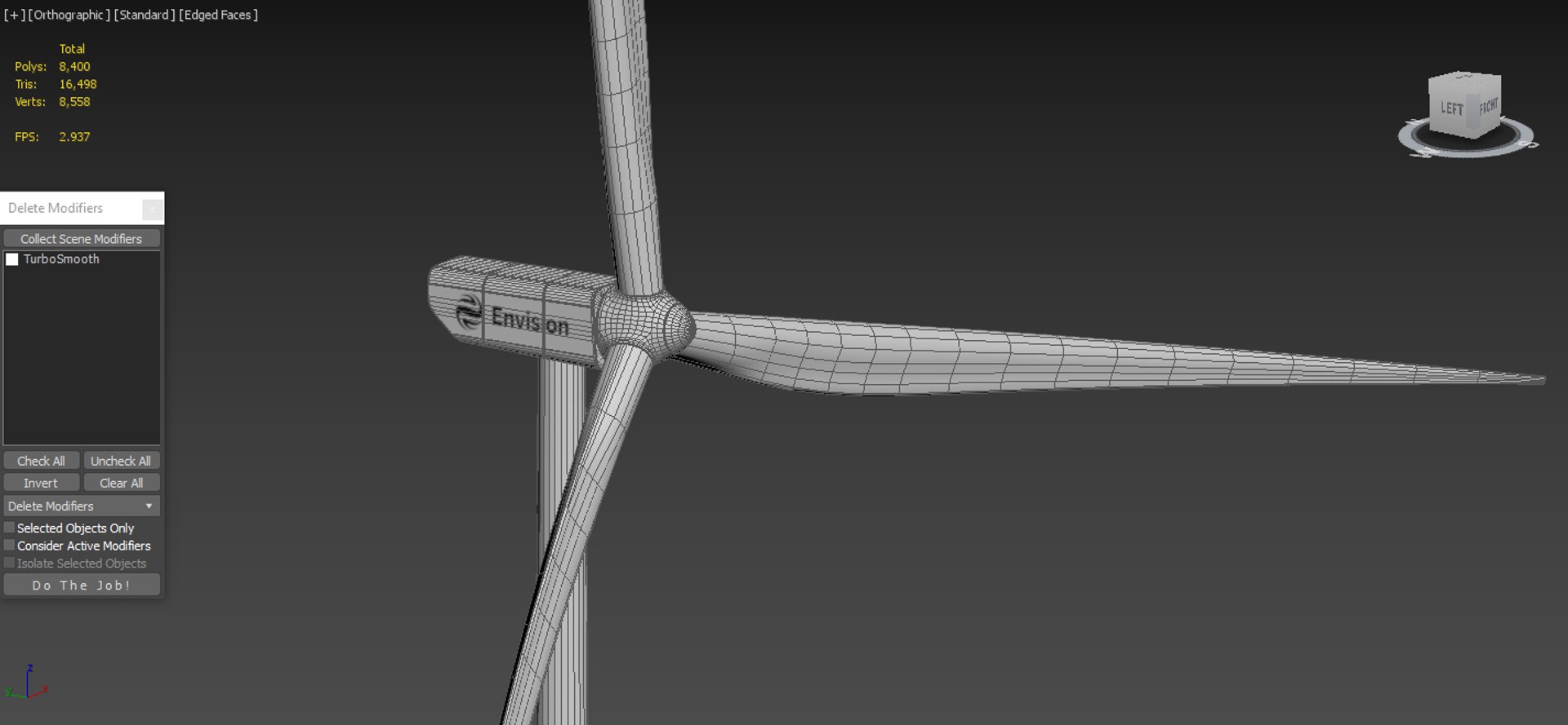 3D Envision 6-X MW Platform Wind Turbine - TurboSquid 2300706