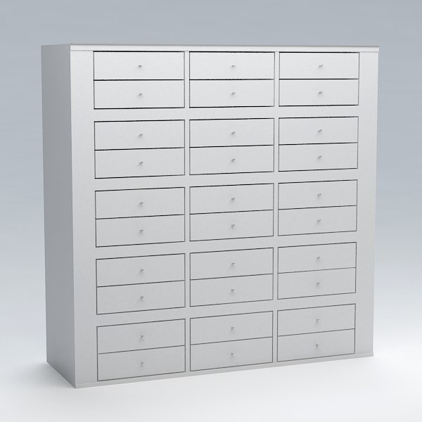 3d model cabinet office