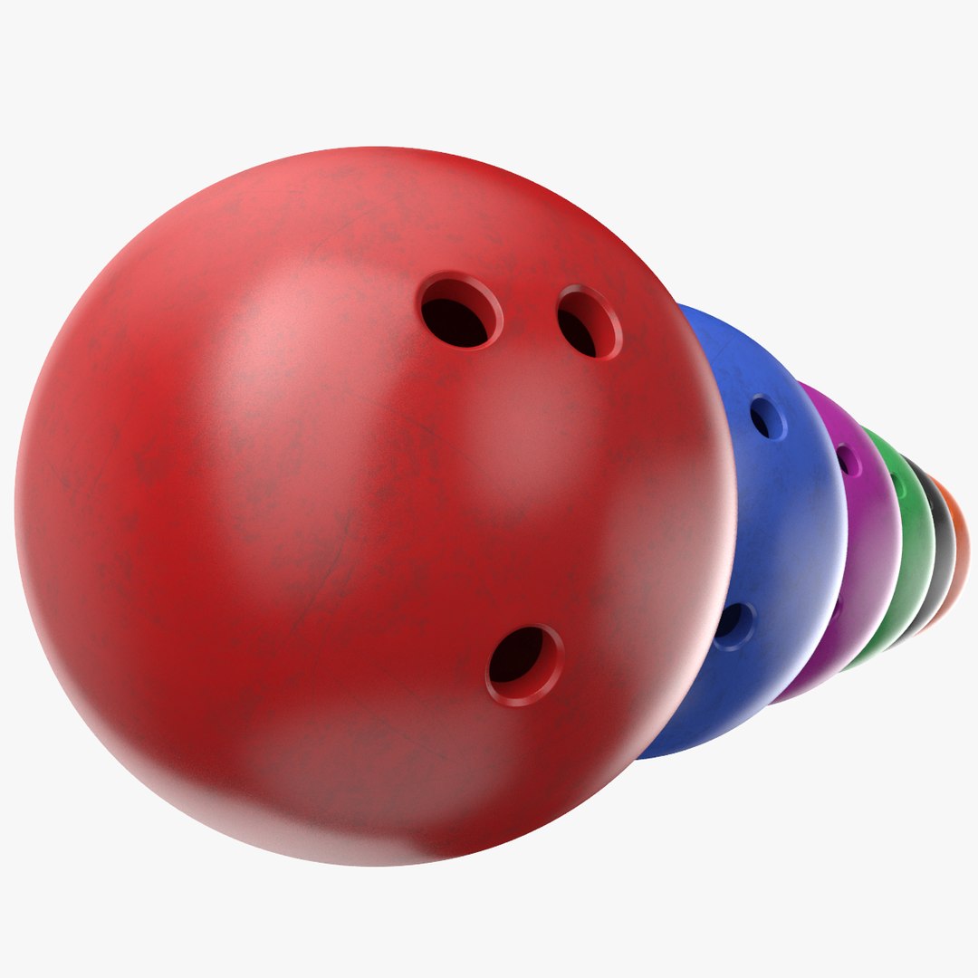 3D Bowling Balls Model - TurboSquid 1448873