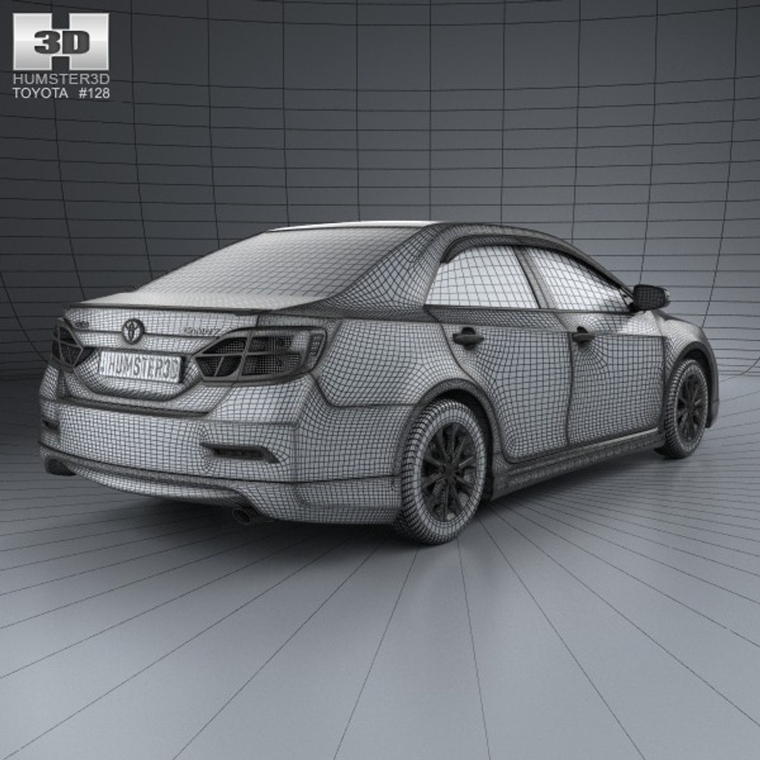 3d Toyota Camry Hybrid Model