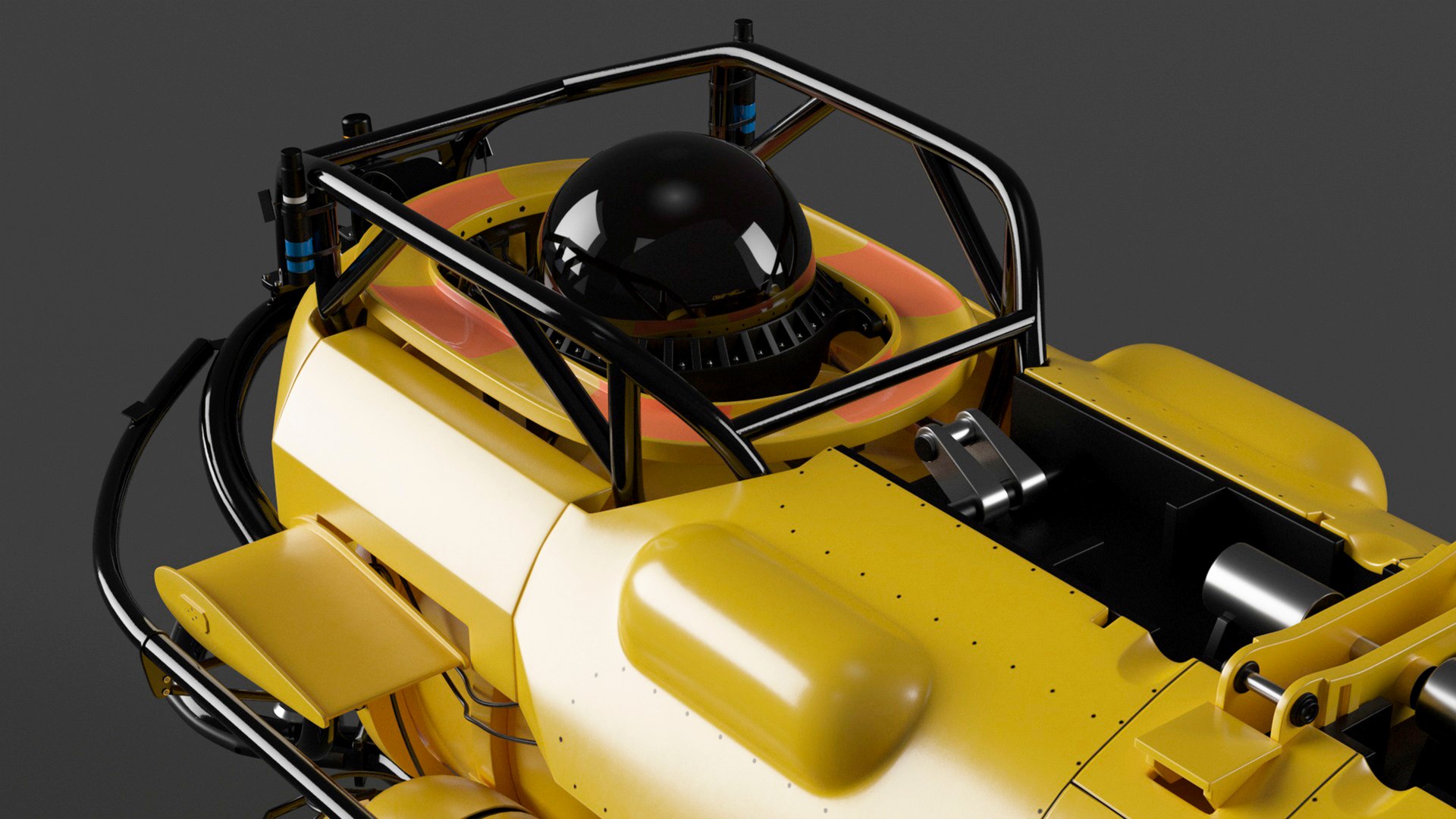 Rescue Submarine Yellow 3D Model - TurboSquid 2243493