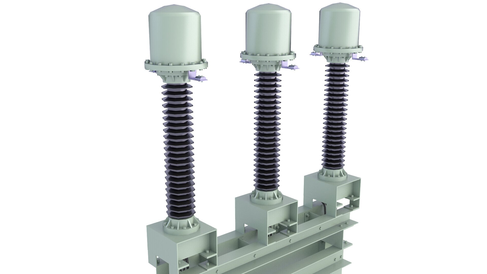 Substation High Voltage Disconnector Low Poly 24 3D Model - TurboSquid ...