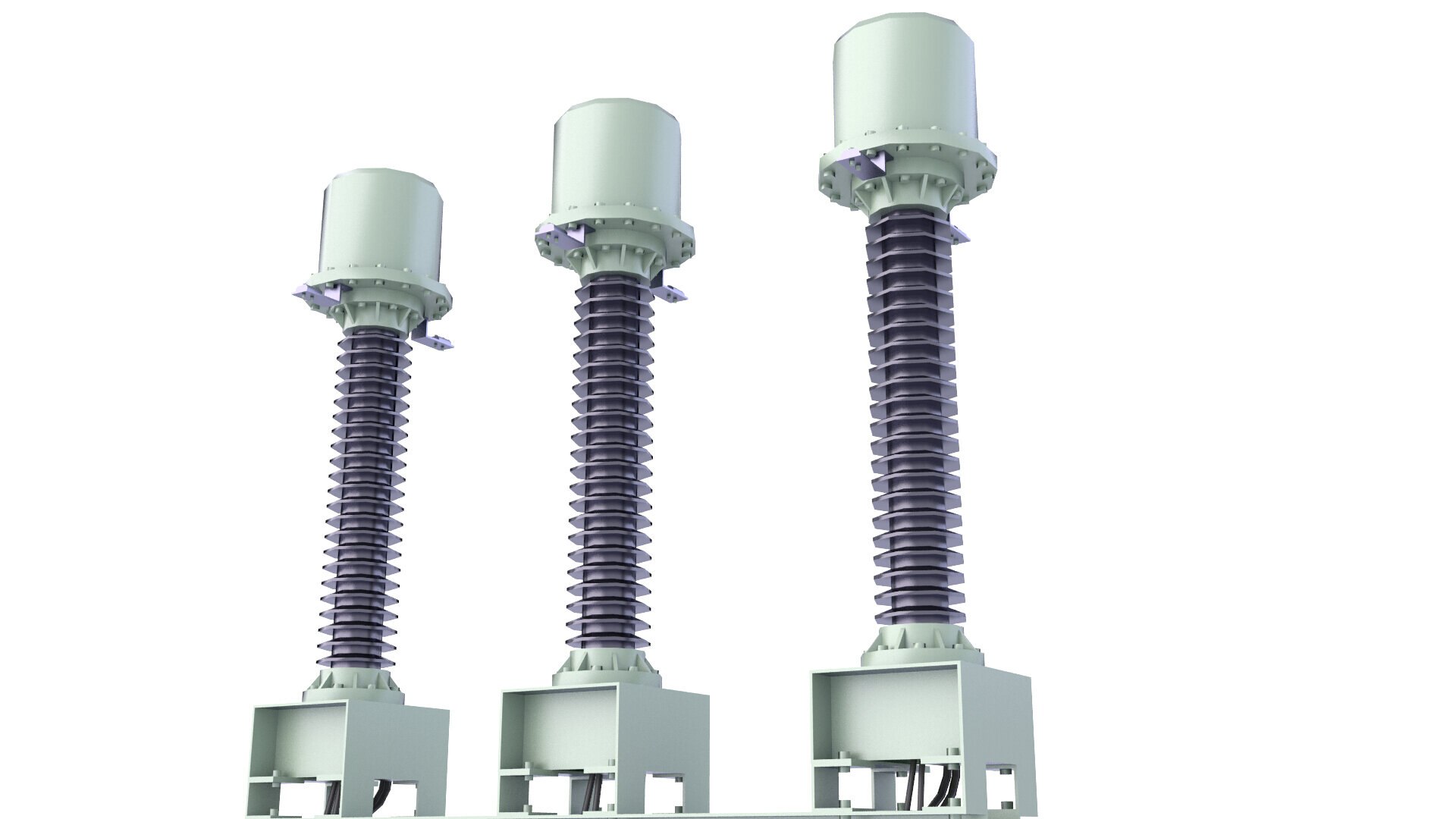 Substation High Voltage Disconnector Low Poly 24 3D Model - TurboSquid ...