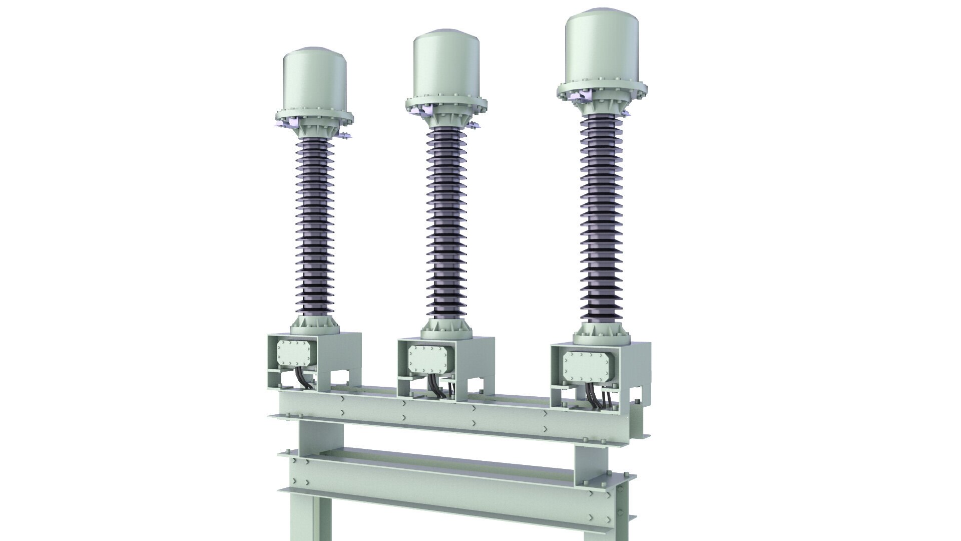 Substation High Voltage Disconnector Low Poly 24 3D Model - TurboSquid ...