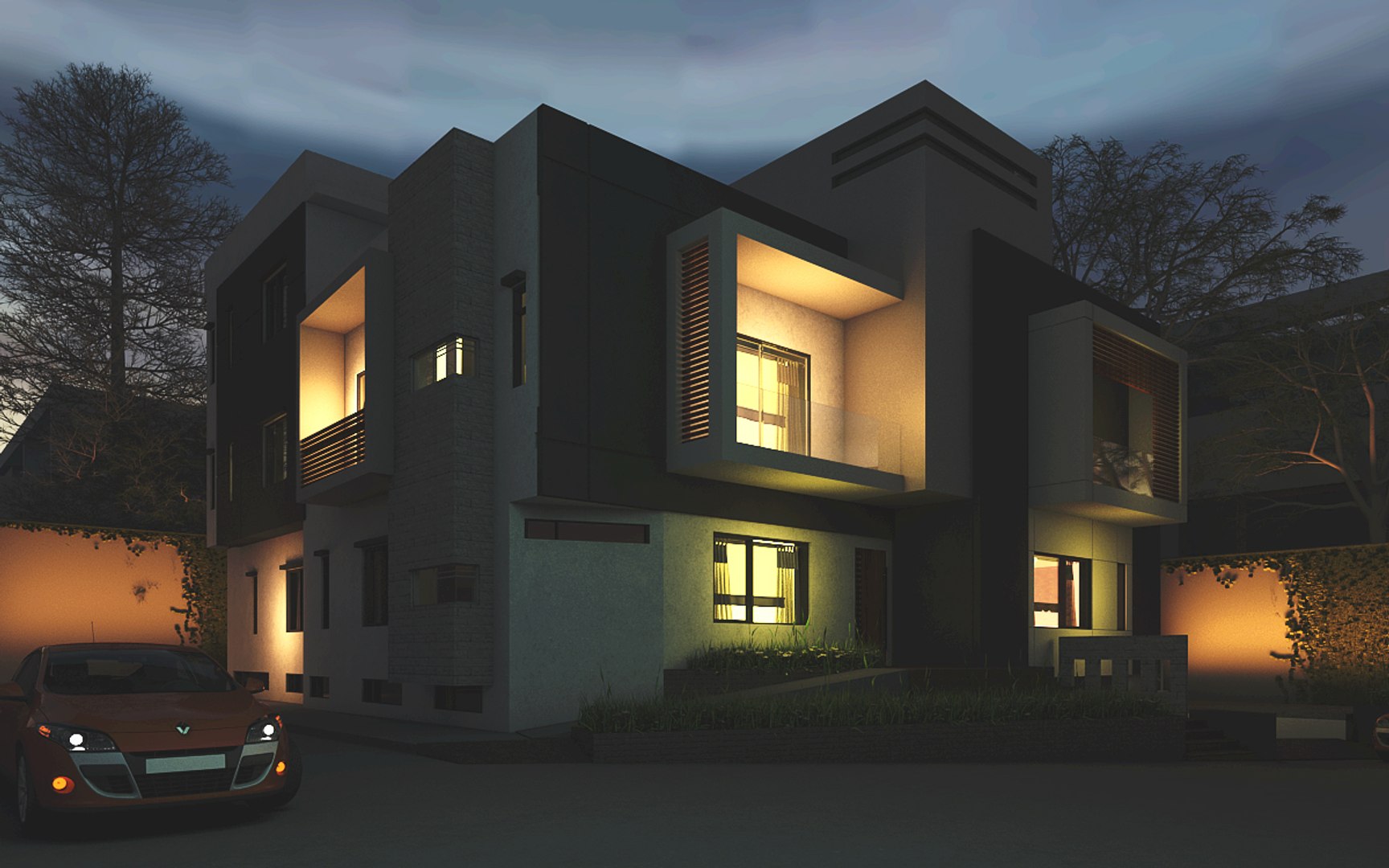 Exterior Banglow 3D - TurboSquid 1333618