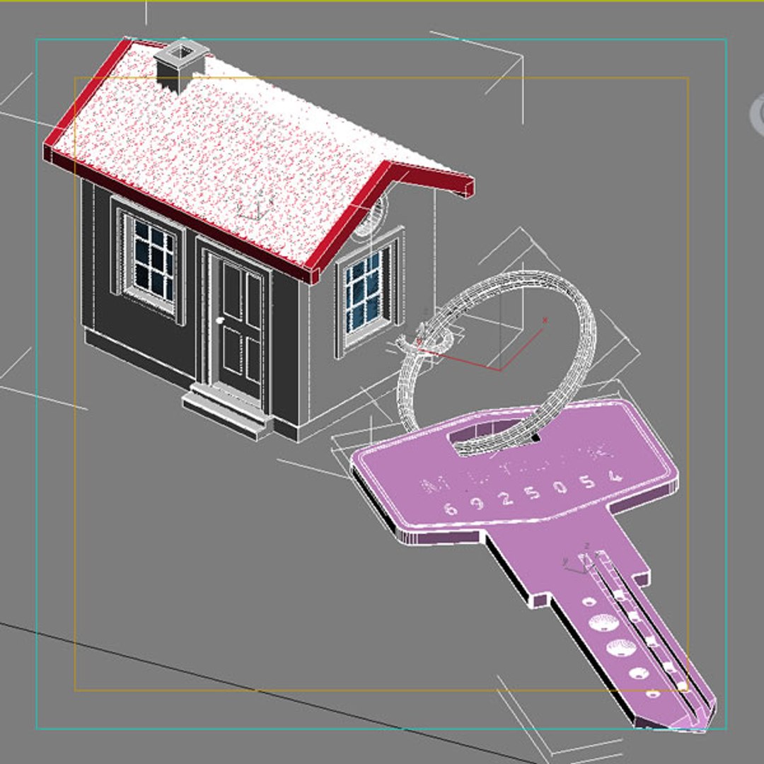 3d Keychain 02 Model