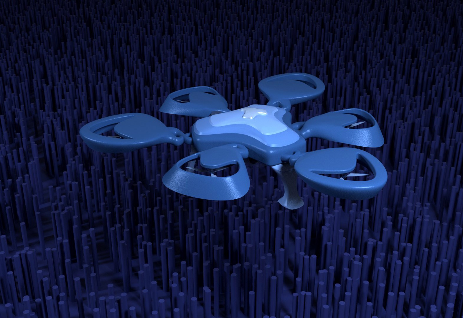 Drone Hexagon Dron 3D - TurboSquid 1622635