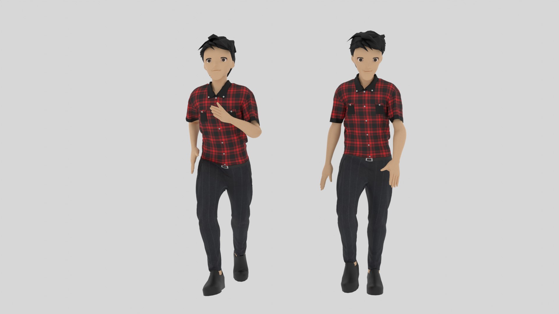 3D Cartoon Character Walking And Running Animation - TurboSquid 2004015