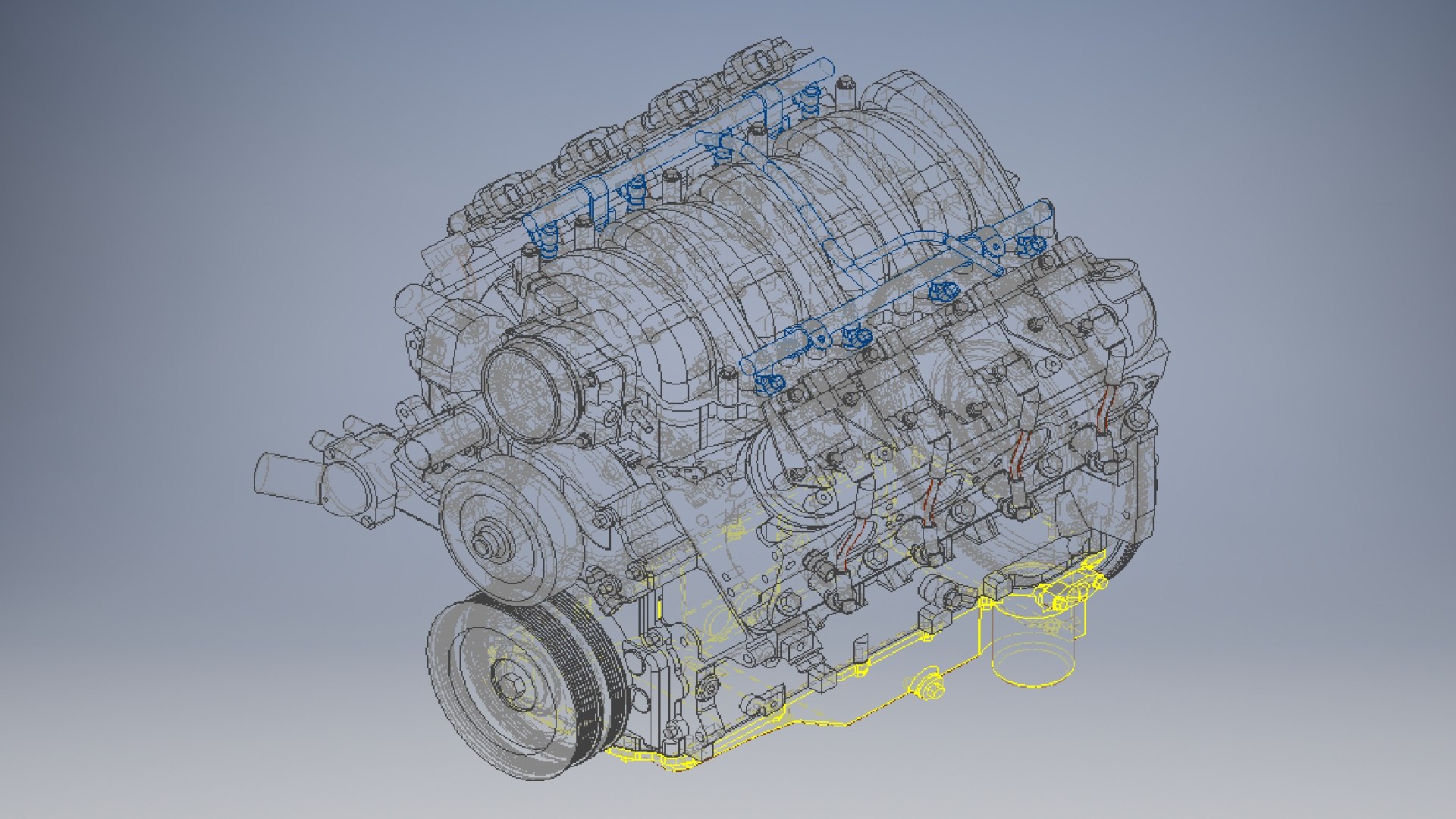V8 Turbo Engine 3D Model - TurboSquid 2025854