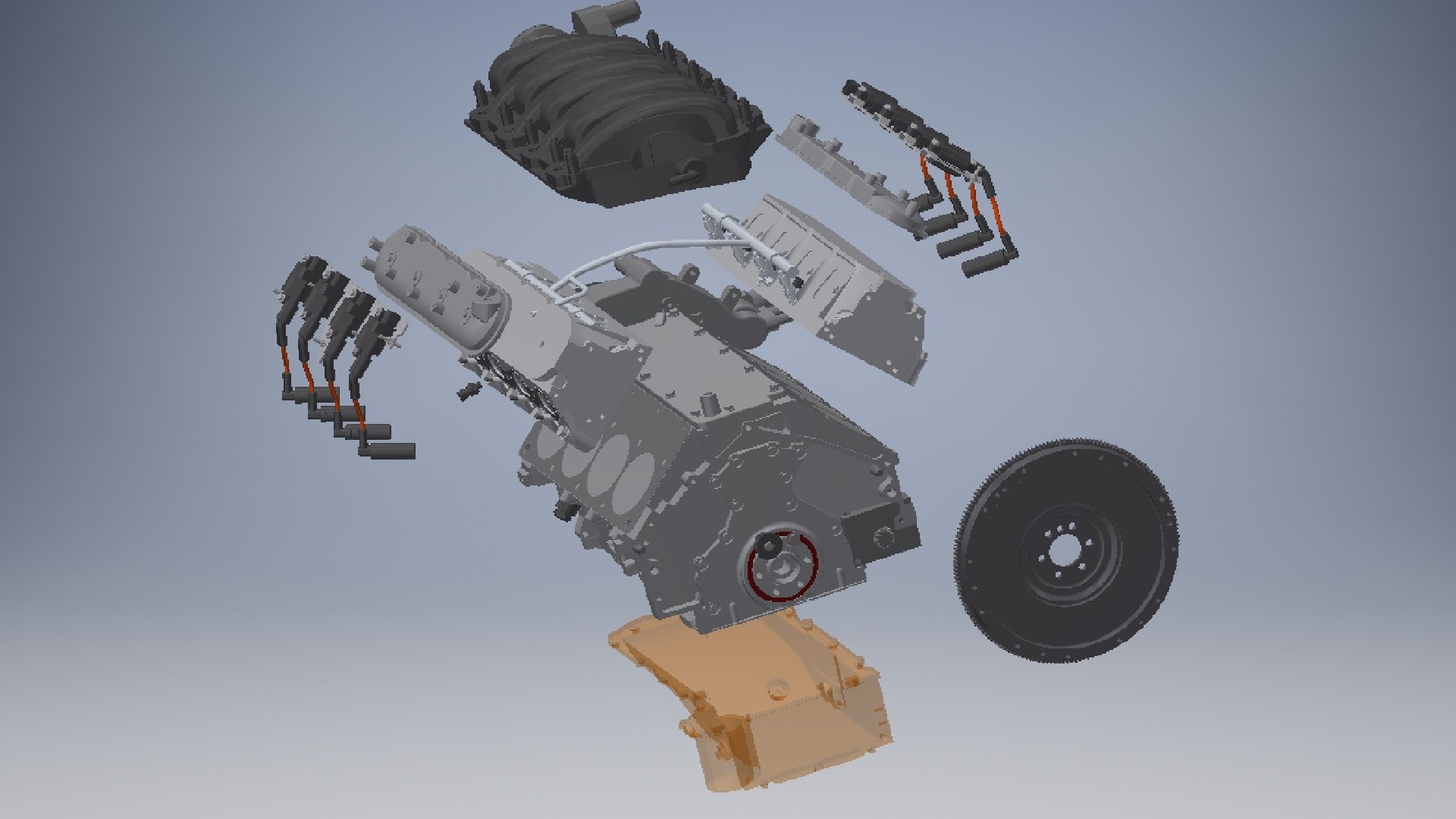 V8 Turbo Engine 3D Model - TurboSquid 2025854