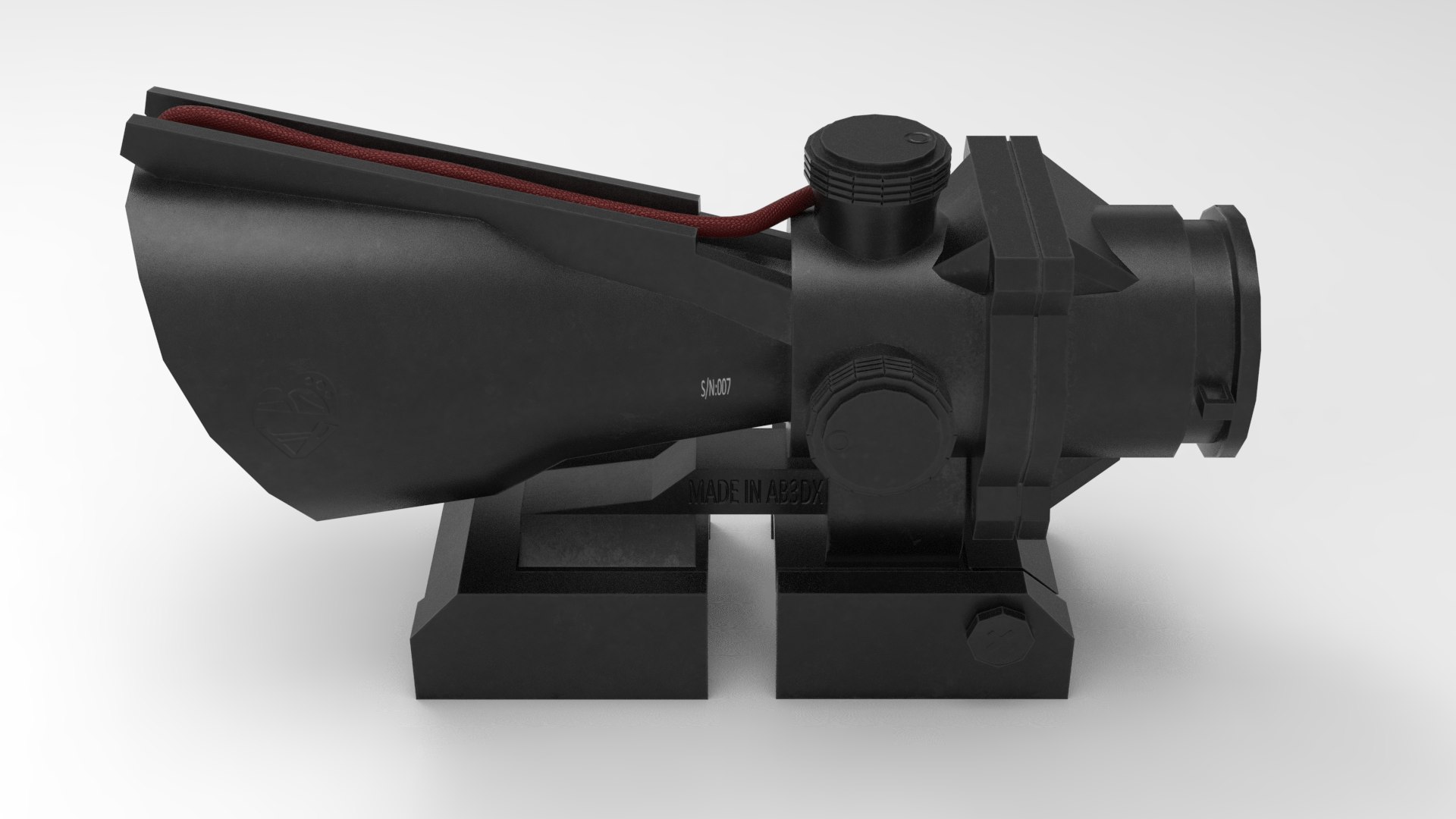 3D 4x Scope model - TurboSquid 1817922