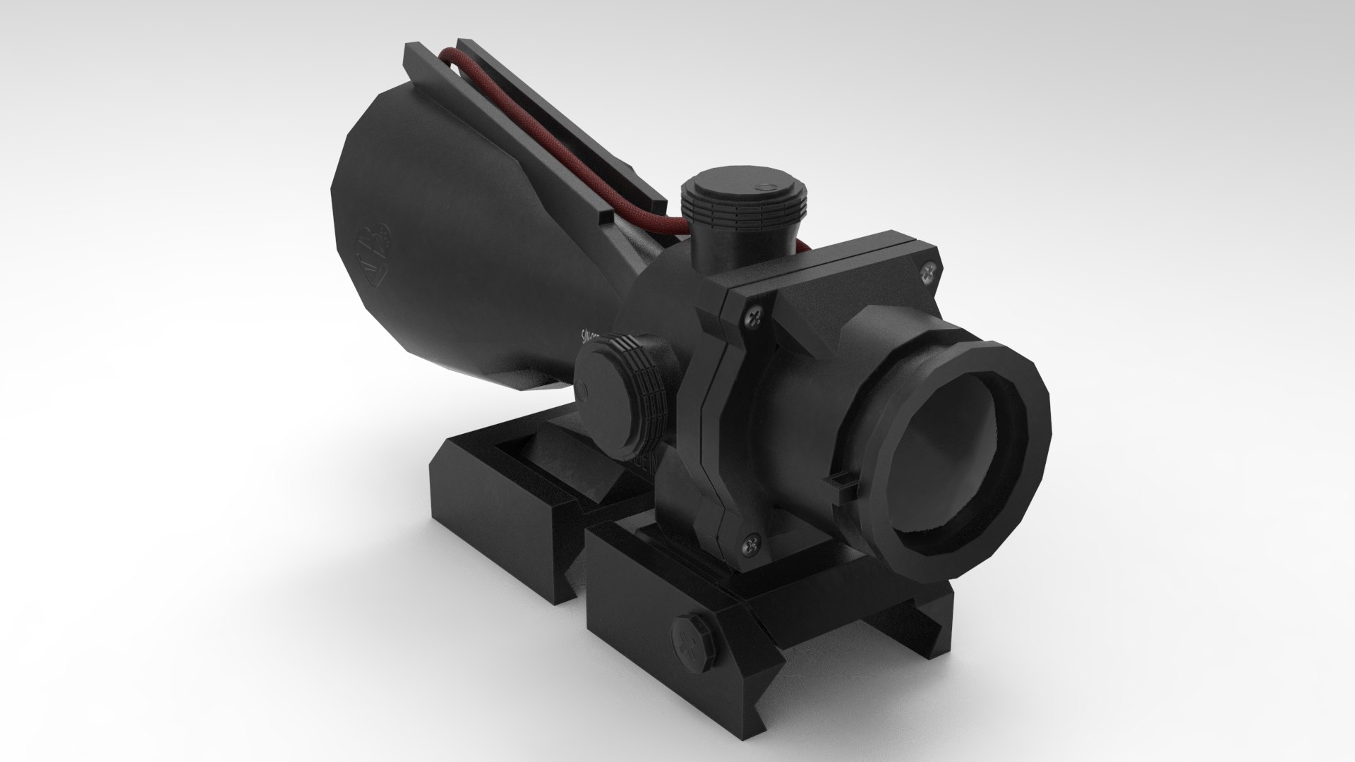 3D 4x Scope model - TurboSquid 1817922