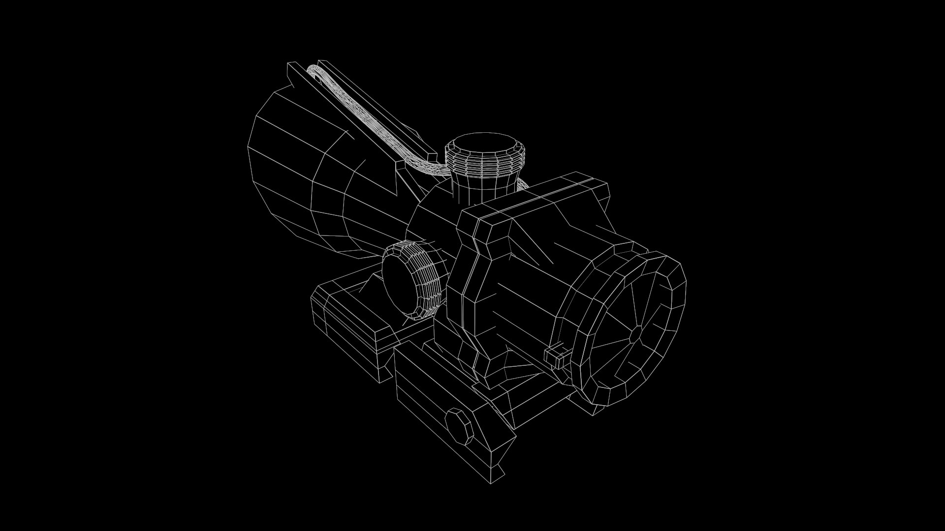 3D 4x Scope model - TurboSquid 1817922