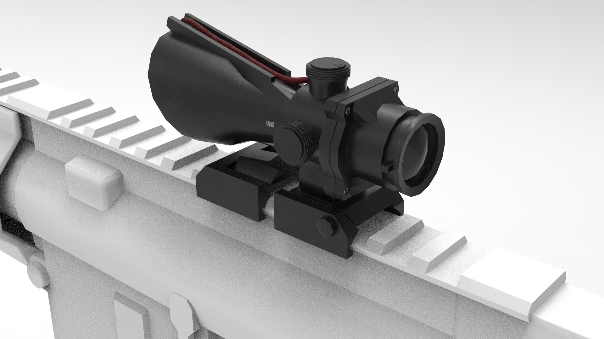 3D 4x Scope model - TurboSquid 1817922