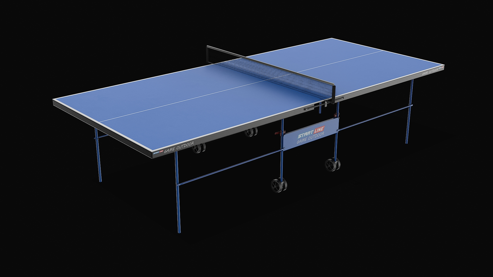 Ping Pong Table 3D Model - TurboSquid 2222692