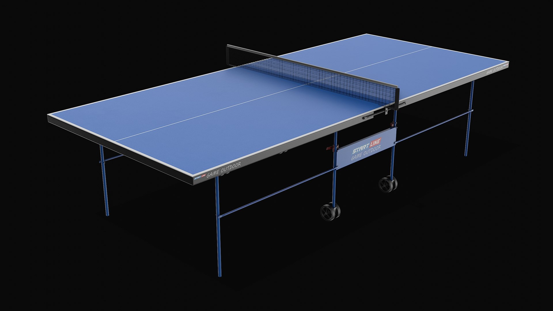 Ping Pong Table 3D Model - TurboSquid 2222692