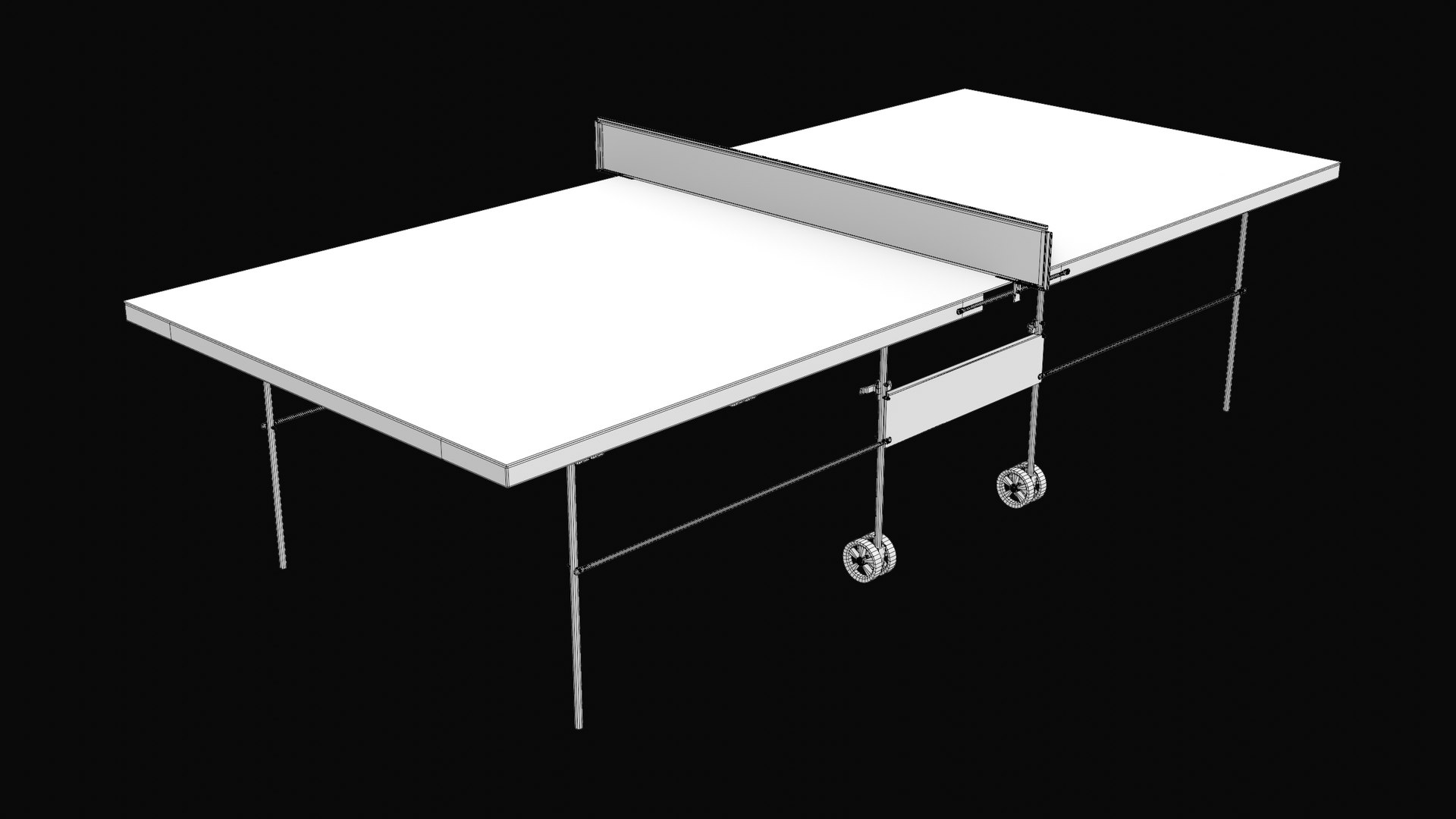 Ping Pong Table 3D Model - TurboSquid 2222692