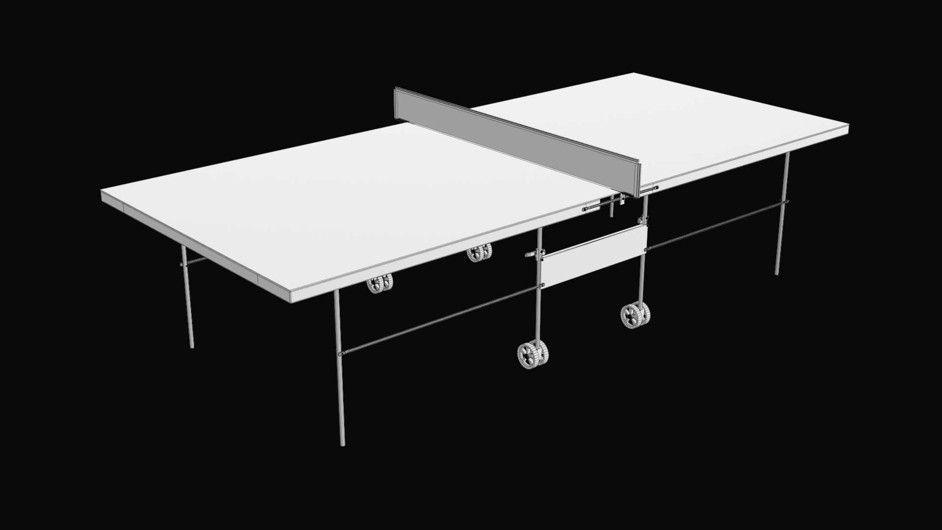 Ping Pong Table 3D Model - TurboSquid 2222692