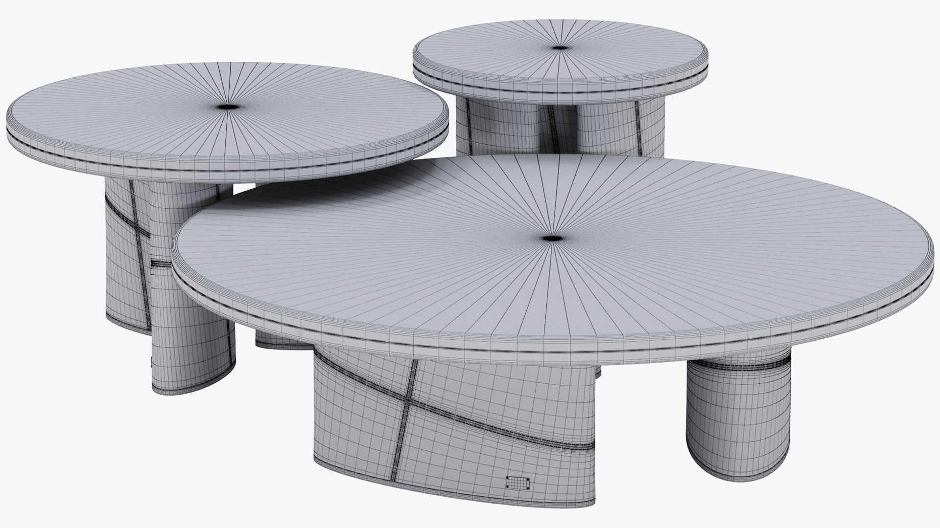 3D Coffee Table From Ceppi Factory WaveSantos Collection - TurboSquid 2335766