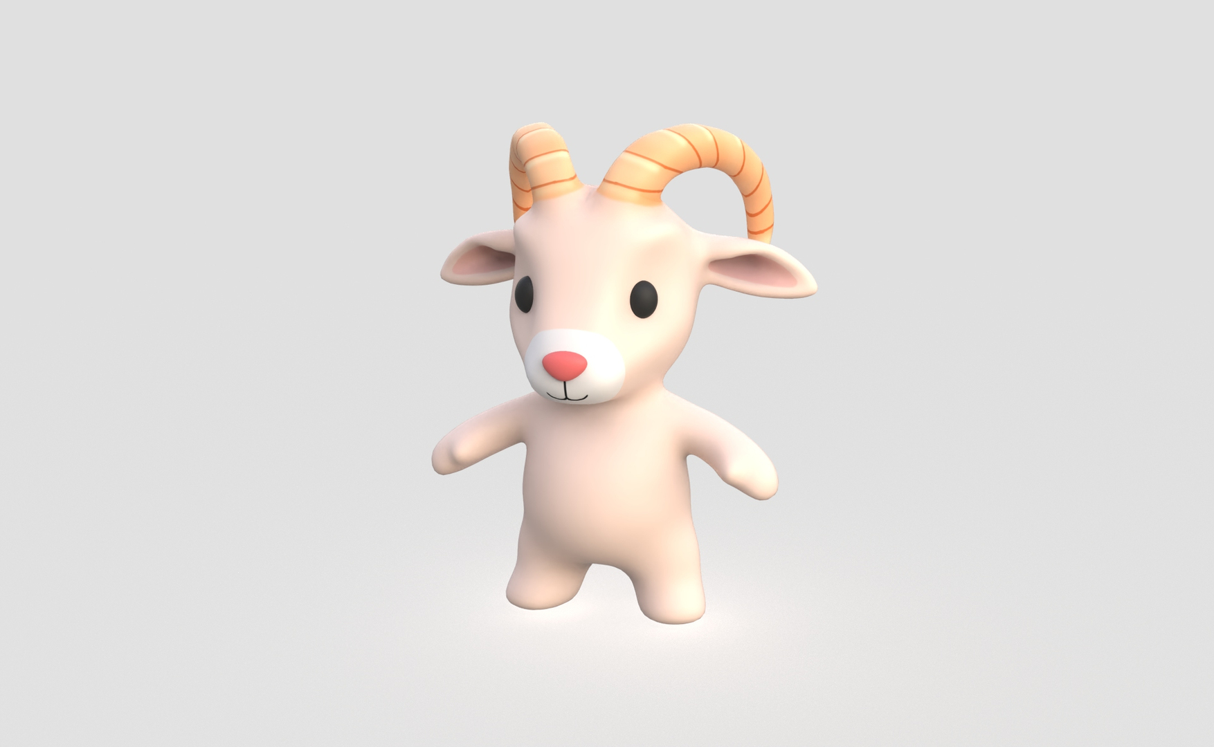 Little Animal Baby - Goat Cute - Animated 3D Model - TurboSquid 2283377