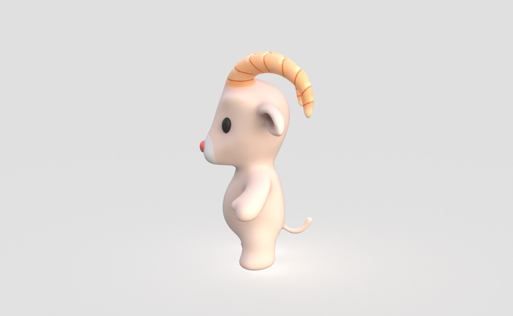 Little Animal Baby - Goat Cute - Animated 3D Model - TurboSquid 2283377