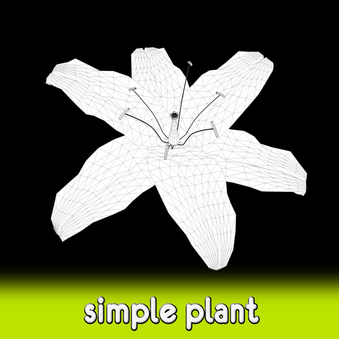 free flower 3d model