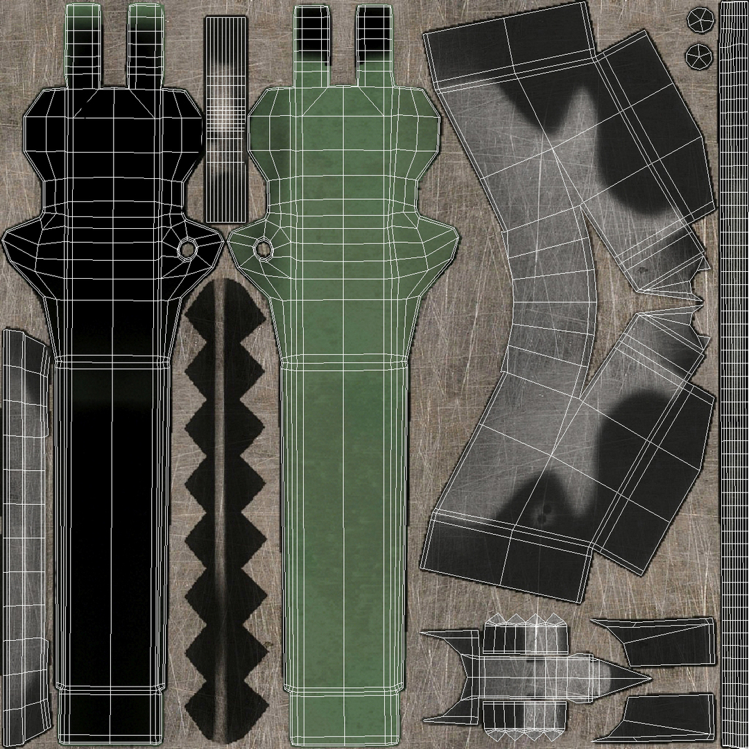 3ds max m18 yellow smoke grenade