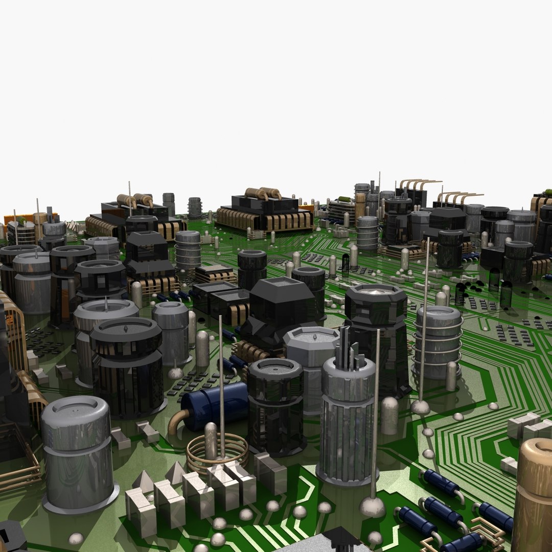Circuit City 3d Model