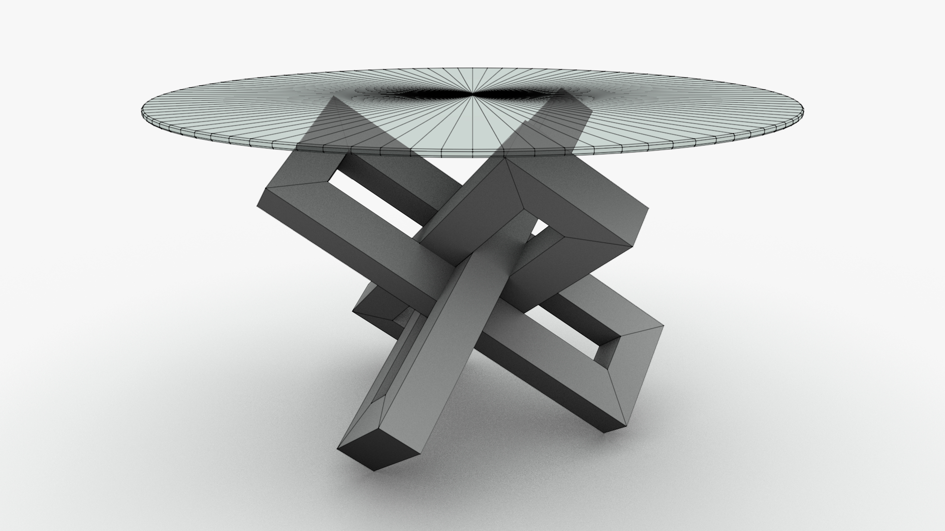 Intersecting links table 3D - TurboSquid 1552968