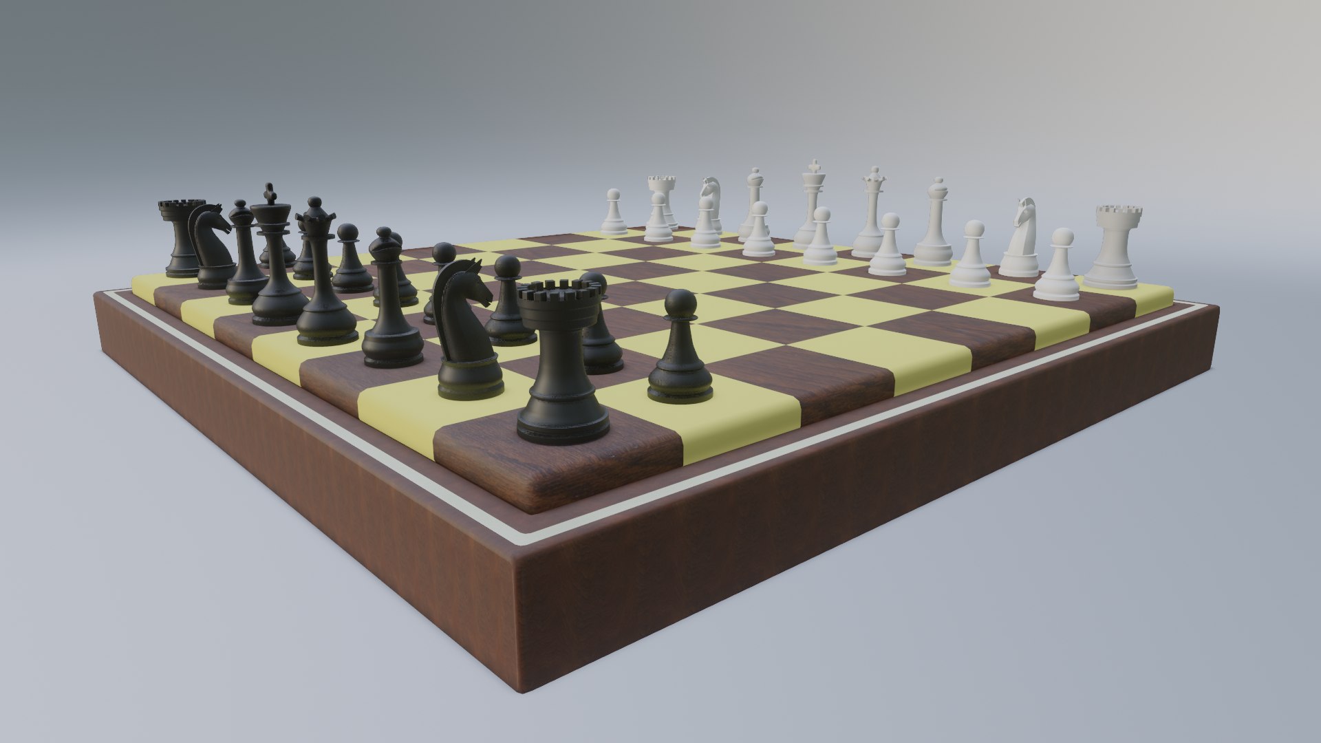 Free 3D Chess Board - TurboSquid 1671931